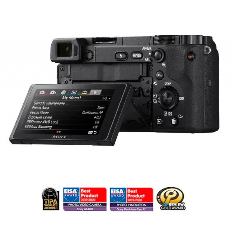 Camara Digital Sony Mirrorless APS-C ILCE-6400KBQE38 + Lente SELP16502